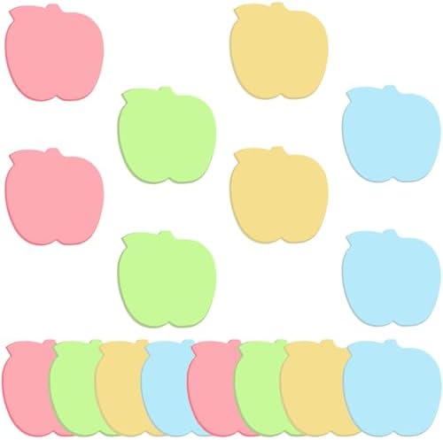 Amazon.com : Saypacck Apple Sticky Notes Back to School Self Sticky ...