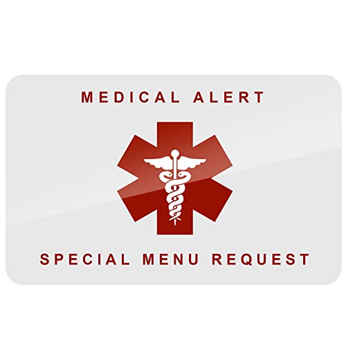 Snapklik.com : Bariatric Patient Restaurant Special Menu Request Card