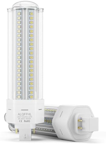 ALQFFHL GX24Q/G24Q LED 4-Pin PL Retrofit Lamp 22W, 42W CFL Equivalent ...