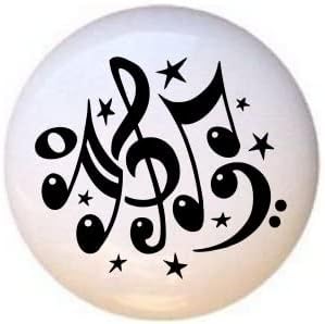 Amazon.com: Musical Notes Design #4 - Music - DECORATIVE Glossy CERAMIC ...