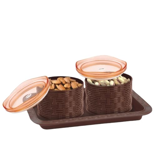 Buy Porpoise Dry fruit trays and containers Airtight Nasta Set for ...