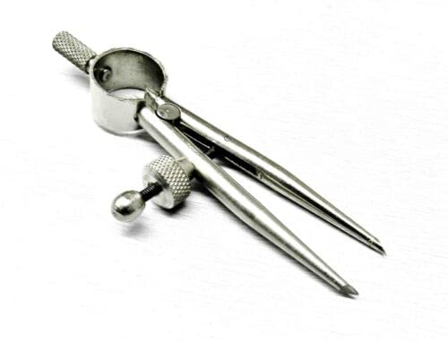 Amazon.com: 3-3/8" Mini Spring Divider Round Leg Compass Layout Compass ...