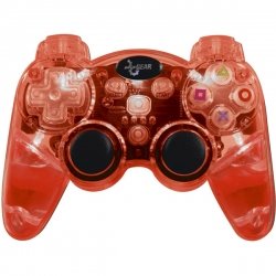Amazon.com: Lava Glow Wireless Controller For PS3 - Red : Video Games
