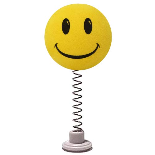 Tenna Tops Happy Smiley Face Head Car Antenna Topper/Antenna Ball/Auto ...