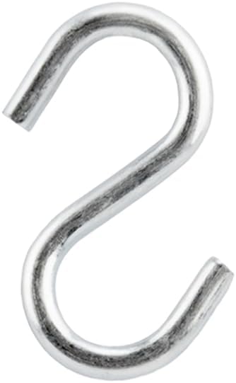 Amazon.com: Clip Strip 100 Pack S Hooks, 1.69" S Shaped Hooks for ...