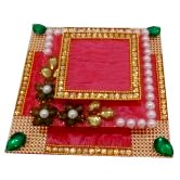 Buy Acrylic Square Chowki/Chaurang (Pink) Online at Low Prices in India ...