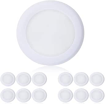AIDROIT 5/6 Inch LED Disk Lights Flush Mount Ceiling Light Fixtures ...