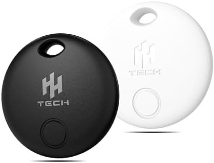 HH-Tech Smart Tag LITE (Pack-2 Black+White) For Apple iOS Devices, Air ...