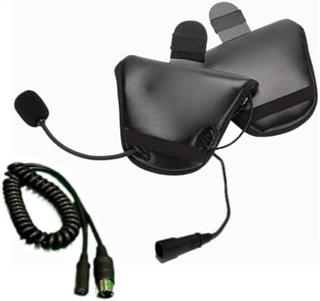 Amazon.com: The Helmet Shop Half Helmet Headset Compatible with 5-Pin ...