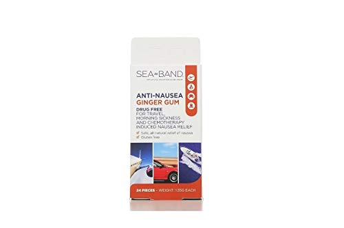 Amazon.com : Sea-Band Anti-Nausea Ginger Gum - Safe and All Natural ...