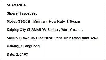 SHAMANDA Brass Rainfall Shower System, Luxuly Bathroom Shower Faucet ...