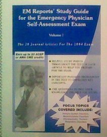 Em Report's Study Guide for the Emergency Physician Self-assessment ...