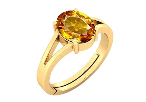 Buy Mahi Stones 9.00 Ratti Natural Yellow Sapphire (Pukhraj) Original ...