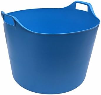 ASSCA 76 Litre Extra Large Light Blue Flexi Tub, Rectangular Prism ...