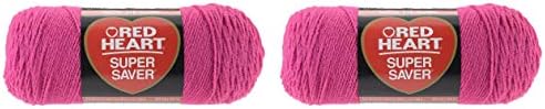 Amazon.com: Red Heart Super Saver Yarn 718 Shocking Pink