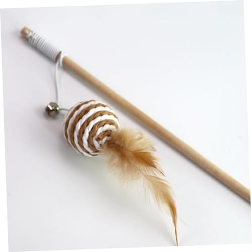 GANAZONO 5pcs Cats Wand Toy Cat Toy Wand Cat Interactive Toys Cat ...