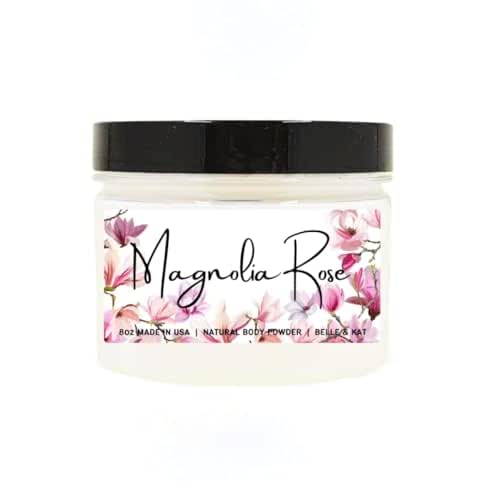 Amazon.com: Body Powder for Men & Women Scented Magnolia Rose, Perfume ...