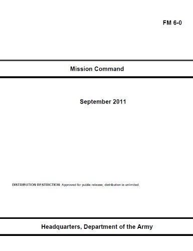 Amazon.com: Field Manual FM 6-0 Mission Command September 2011 US Army ...