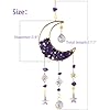 Amazon.com: DOFE 17.7 Inches Amethyst Crystal Sun Catcher,Hanging ...