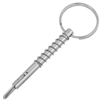 HALLMERS 5mm Pin Diameter 51mm Length Spring Loaded Lock Pin with Pull ...