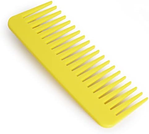 Amazon.com : Wide Tooth Comb Yellow : Beauty & Personal Care