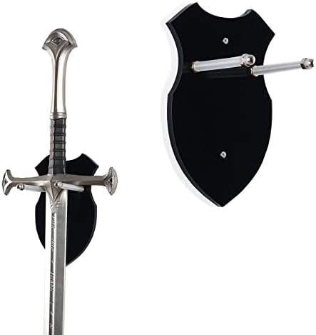 Amazon.com: OMISTAR 2 Pcs Sword Wall Hangers, Black Acrylic Sword Wall ...