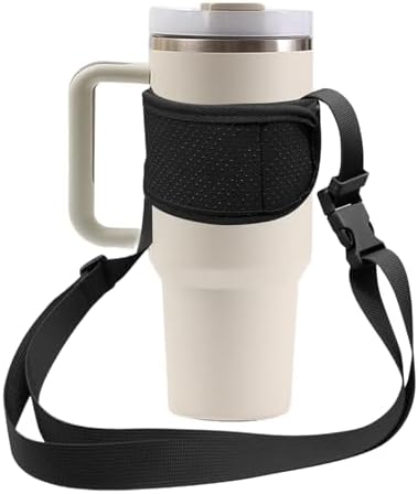 Amazon.com: Adjustable Water Bottle Carrier Holder with Strap for ...