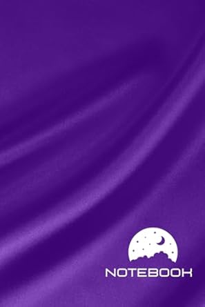 Amazon.co.jp: Notebook: Purple Moon, Notebook for Notes and Sketch ...