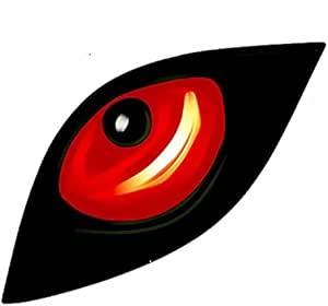 Amazon.com: 13cmx10.8cm for Red Eye Car Stickers Windows Surfboard ...