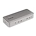 Amazon.com: StarTech.com Dual-Laptop USB-C KVM Docking Station, Dual Monitor 4K 60Hz DisplayPort ...