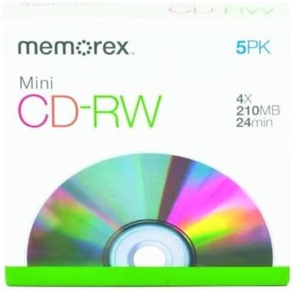 Amazon.com: Memorex 4X 8CM Rewritable Pocket CD-rw in Paper Box ...
