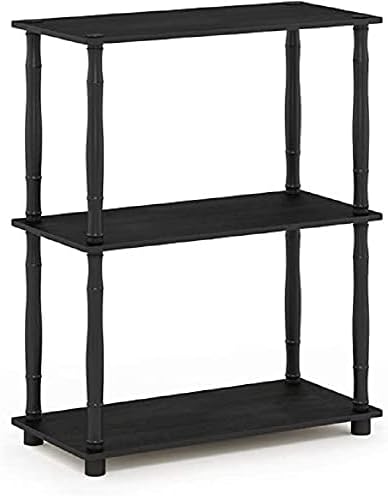 Amazon.com: Furinno Turn-N-Tube 3-Tier Compact Multipurpose Shelf ...