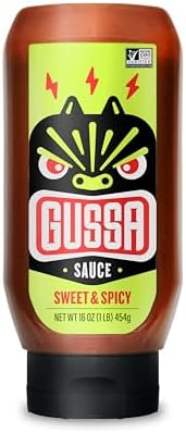 Amazon.com : GUSSA Sauce 1 Pack 16 oz - Sweet and Spicy - Bold Indian ...