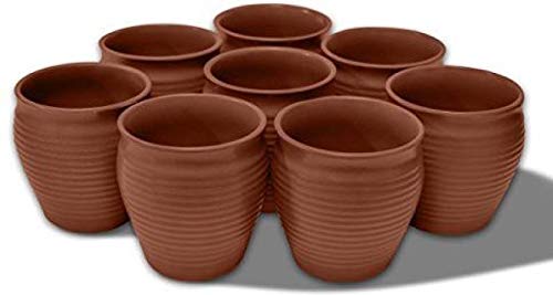 Buy MCSID RAZZ- Earthen Glazed Terracotta Chai (Tea) Handcrafted Studio ...