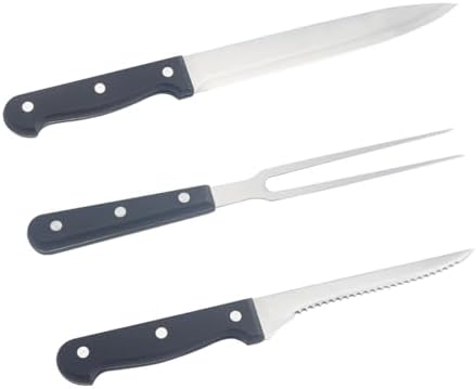 Amazon.com: Carving Knife Set for Meat Turkey, Set of 2 Stainless Steel ...