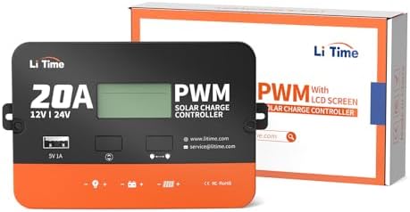 Amazon.com: EEEKit 20A Solar Charge Controller, 12V/24V Solar Panel ...