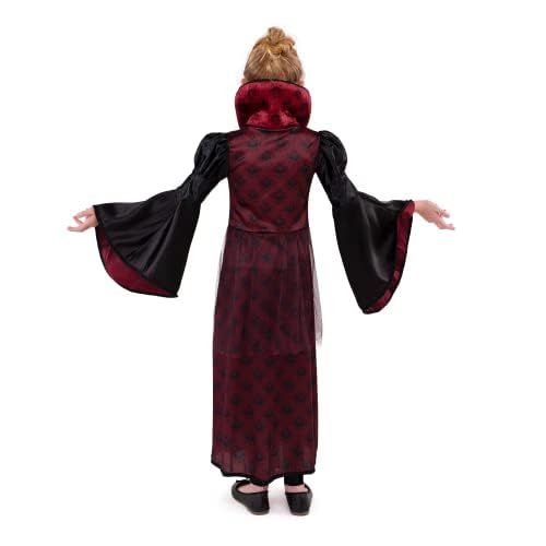 Spooktacular Creations Girls Victorian Vampire Costume Black and Red ...