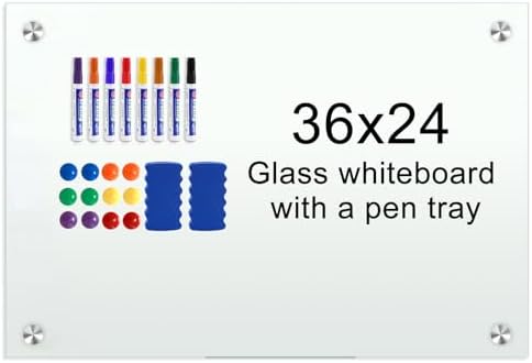 Amazon.com : Clear Acrylic Dry-Erase Board 24x16" | Transparent Wall ...