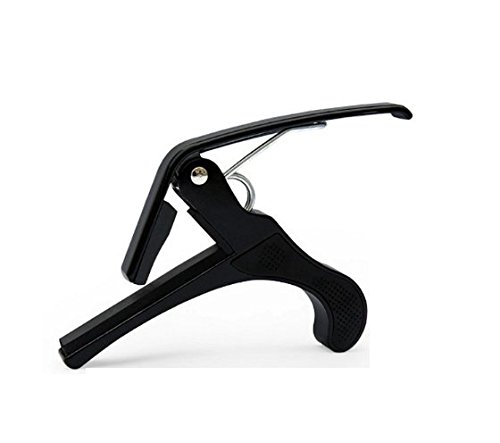 Jackie Heavy Duty Quick Release Squeeze Acoustic Guitar Capo ,Black ...