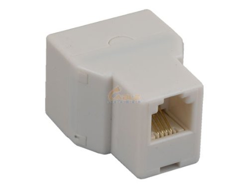 Amazon.com: RJ11 One Female to Two Female Modular T-Adapter : Electronics