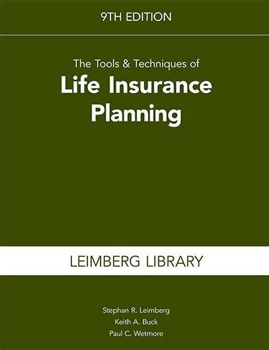 Buy The Tools & Techniques of Life Insurance Planning Book Online at ...
