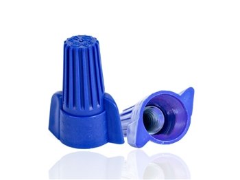 Easy-Twist Winged Twist-On Wire Connectors - Winged Blue 14-6 AWG - 125 ...
