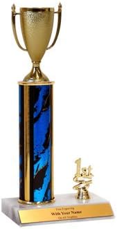 Amazon.com : 12" Plastic Cup Trim Trophies : Sports Award Trophies ...