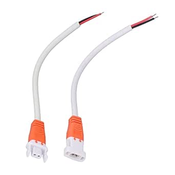 2 Pin Quick Plug, Corrosion Resistant ABS Male Female Connector for LED ...
