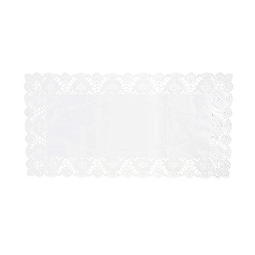 Amazon.com: Homeford Rectangular Lace Doilies, White, 14-1/2-Inch, 20 ...