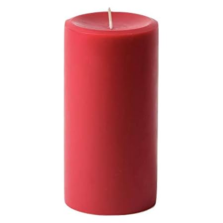 Amazon.com: Mister Candle - Assorted Unscented Solid Color Pillar ...