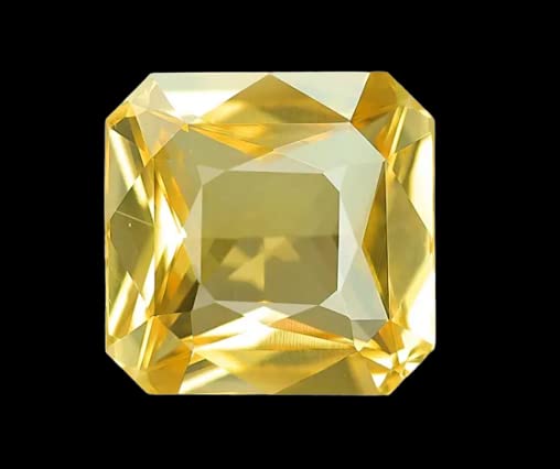 Buy Venus Gems Gallery Non Treated Yellow Sapphire Stone 7 Carat ...