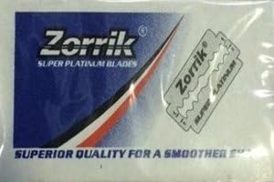 Amazon.com: 10 Zorrik Super Platinum razor blades : Beauty & Personal Care