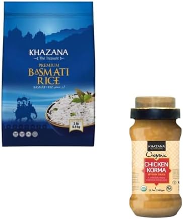 Amazon.com : Khazana Authentic Basmati Rice - 2lb Premium Basmati Rice ...