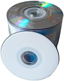 50 Pack 8cm White Surface Printable Mini Recordable Blank DVD-R Discs ...
